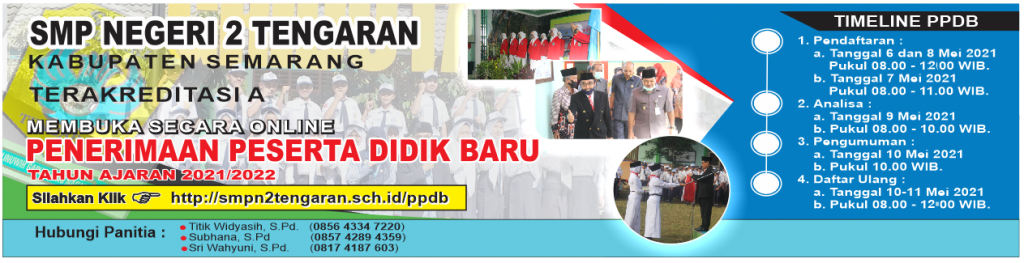PPDB - SMP Negeri 2 Tengaran